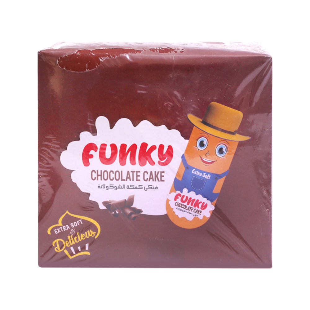 HOPPERS FUNKY CAKE WITH CHOCOLATE FILLING 18GM BOX 15PC – Al-Fatah
