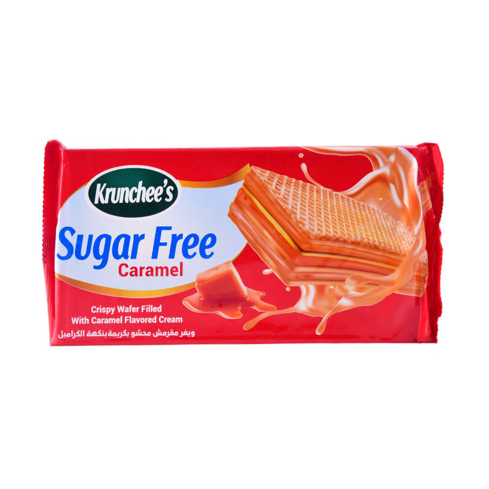KRUNCHEES SUGAR FREE WAFER CARAMEL 100GM – Al-Fatah