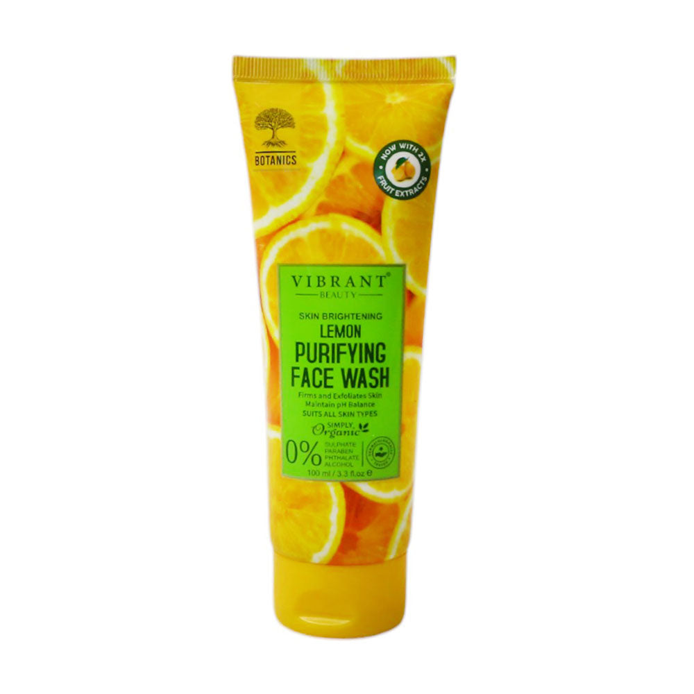 VIBRANT LEMON PURIFYING FACE WASH 100 ML – Al-Fatah
