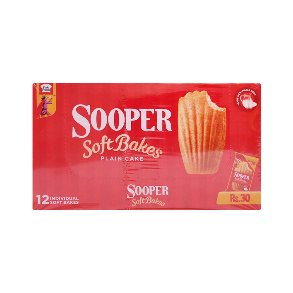 PEAK FREANS SOOPER SOFT BAKES PLAIN CAKE 29 GM 12PC BOX – Al-Fatah