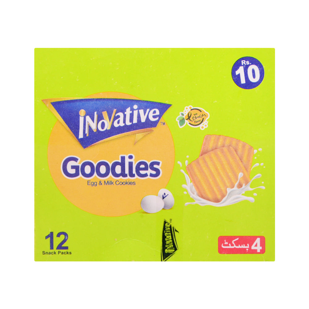 INNOVATIVE GOODIES BISCUIT SNACK PACK 18 GM BOX 12PC – Al-Fatah