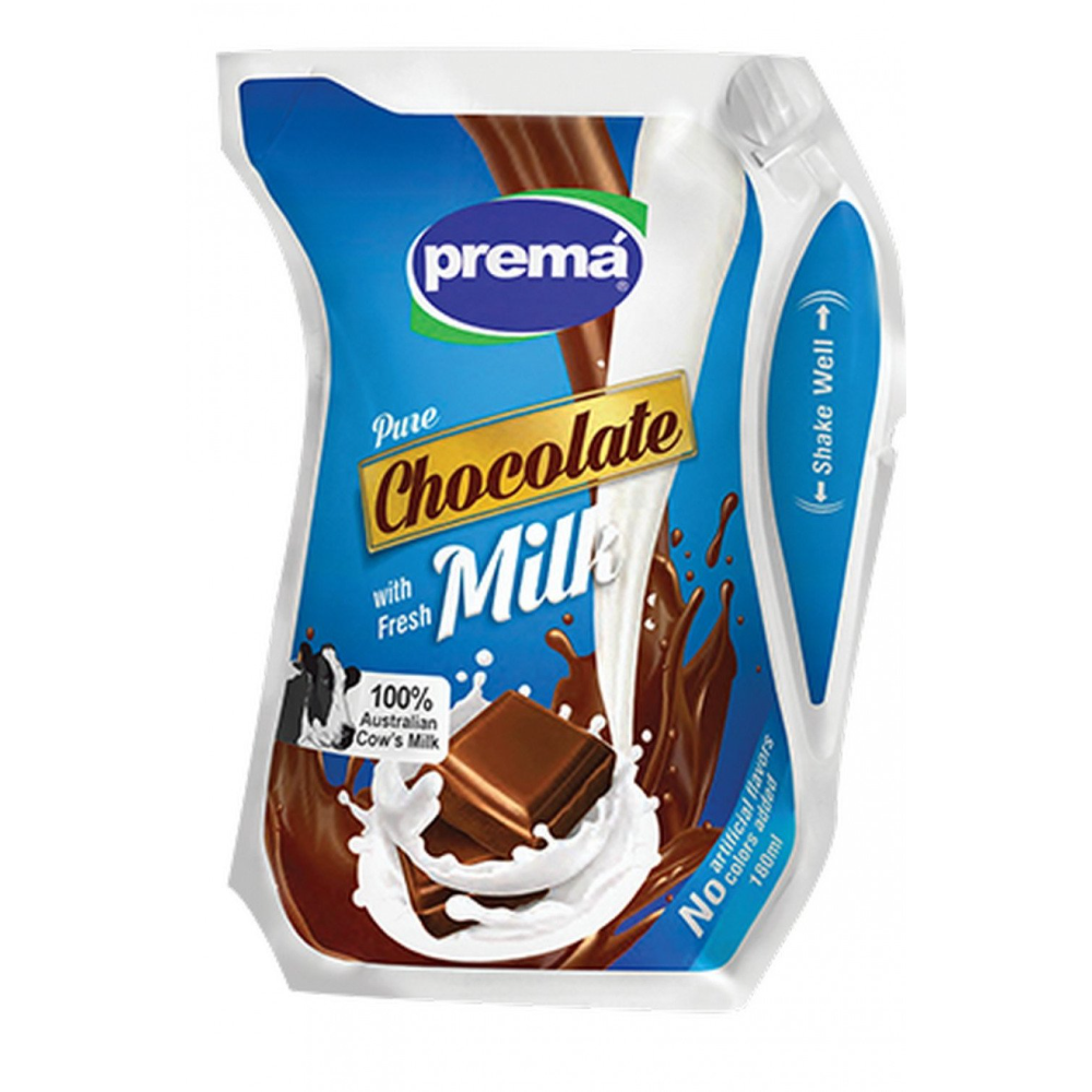 PREMA MILK CHOCOLATE FLAVOUR 180ML – Al-Fatah