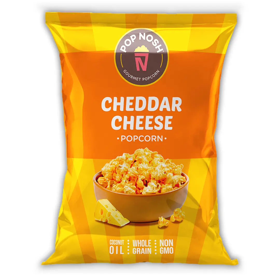 POPNOSH POPCORN CHEDDAR CHEESE 18 GM – Al-Fatah