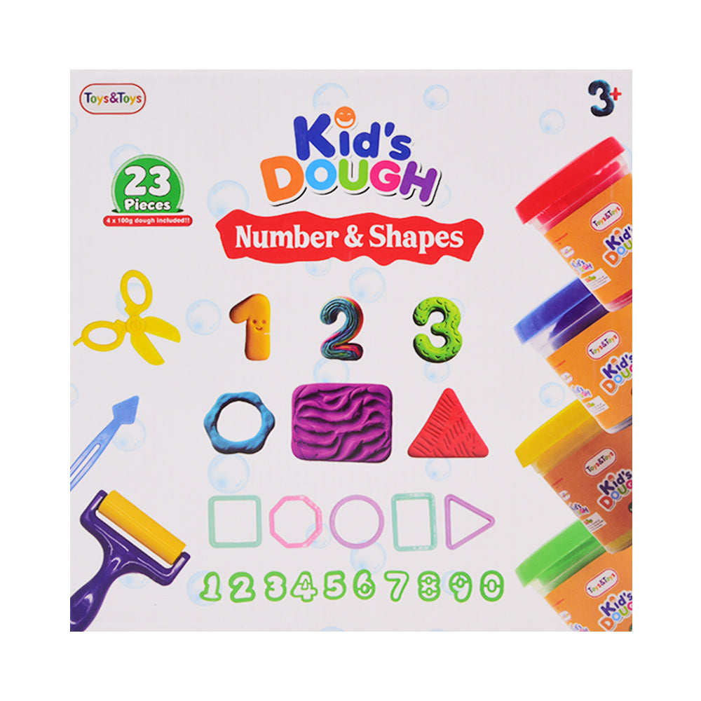 TKD-24 NUMBER N SHAPES PLAYDOUGH 23PC A.I – Al-Fatah
