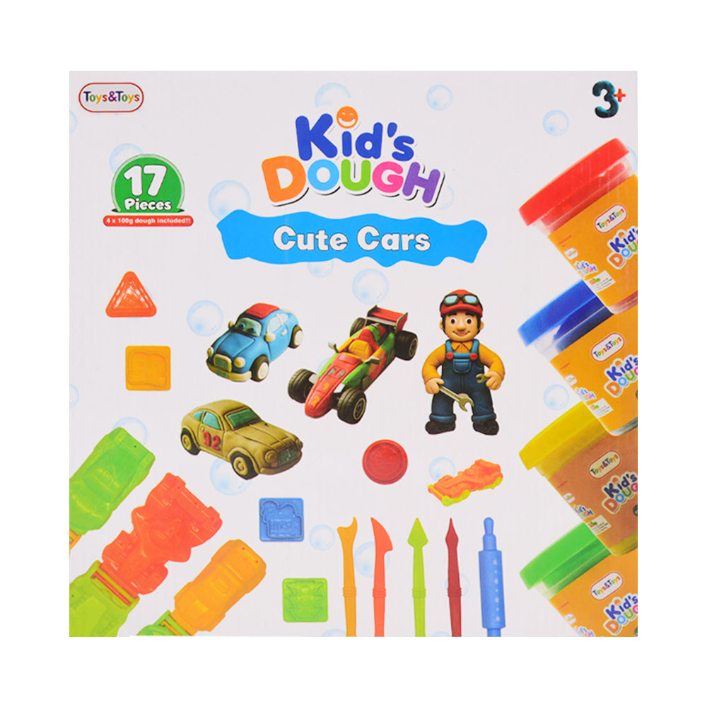 TKD-18 CUTE CARS PLAYDOUGH SET 17PC A.I – Al-Fatah