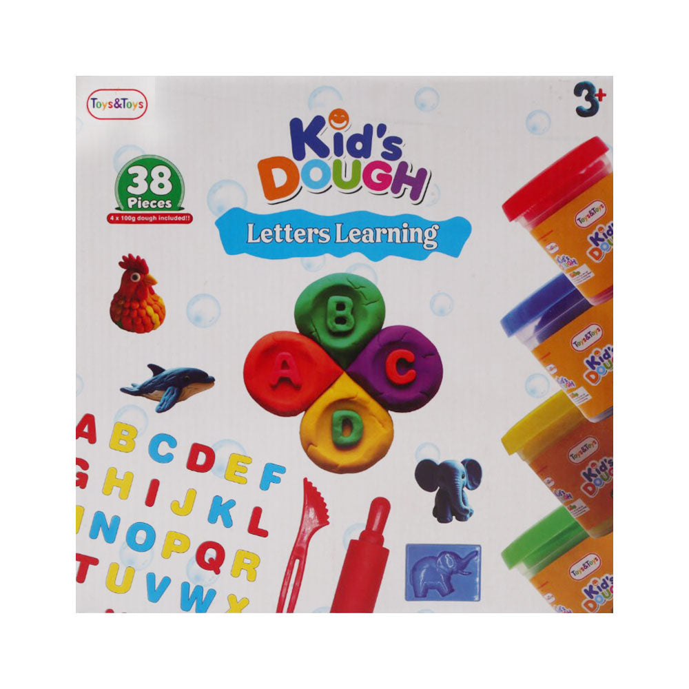 TKD-21 LETTERS LEARNING PLAYDOUGH 38PC A.I – Al-Fatah