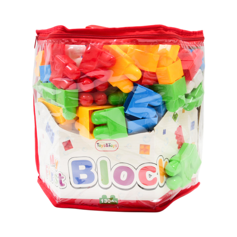 MFB-130 MY FIRST BLOCKS BAG 130PCS A.I – Al-Fatah