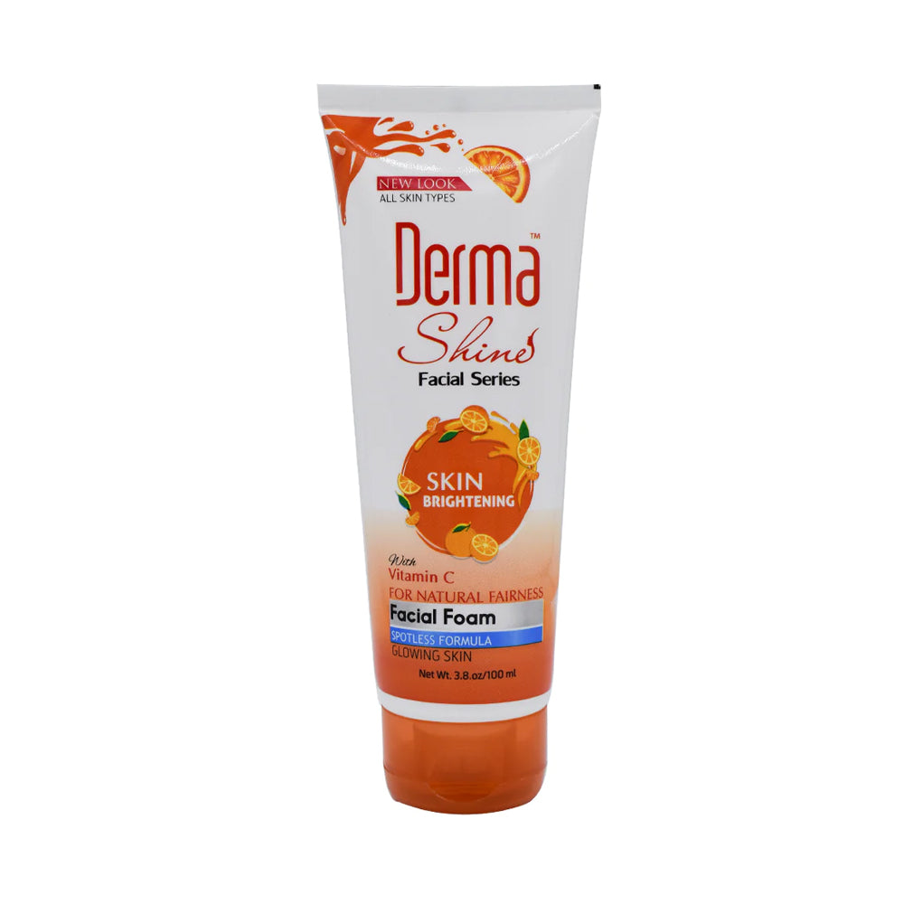 DERMA SHINE VITAMIN C FACIAL FOAM 100ML – Al-Fatah