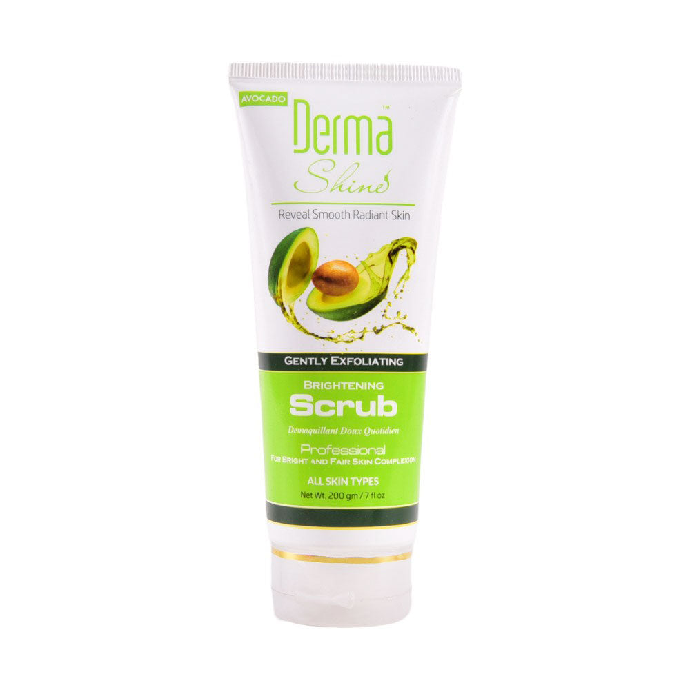 DERMA SHINE AVOCADO BRIGHTENING SCRUB 200GM – Al-Fatah