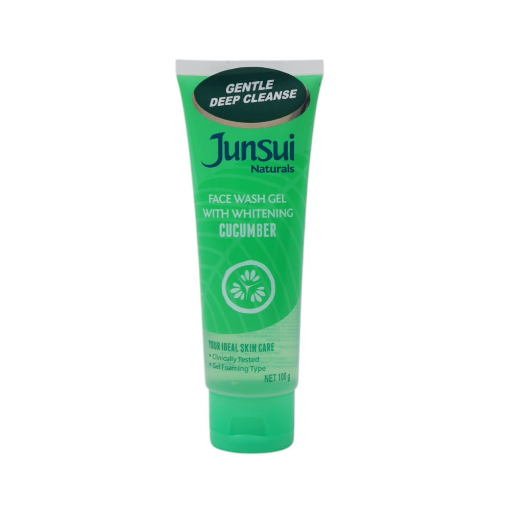 JUNSUI FACE WASH WITH WHITENING CUCUMBER 100 GM – Al-Fatah
