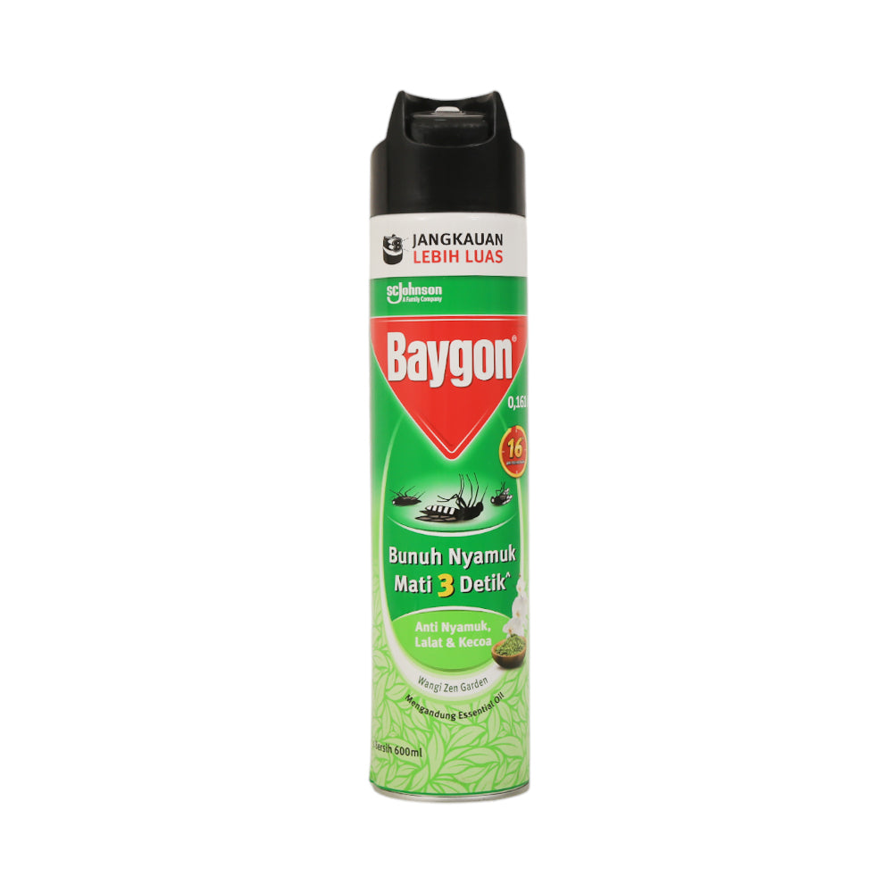 BAYGON INSECT KILLER WANGI ZEN GARDEN 600 ML – Al-Fatah