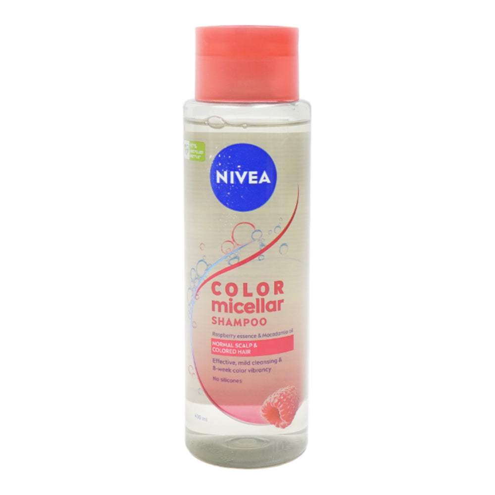 NIVEA SHAMPOO COLOR MICELLAR SCALP RASPBERRY 400 ML – Al-Fatah