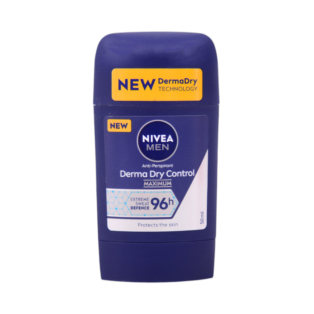 NIVEA DEODORANT ROLL ON STICK DERMA DRY CONTROL 50ML – Al-Fatah