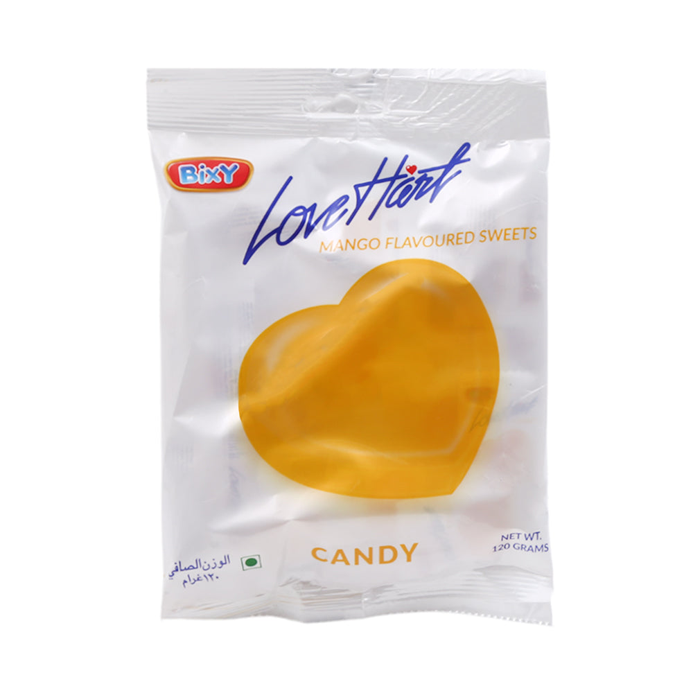 BIXY LOVE HEART MANGO 120 GM – Al-Fatah