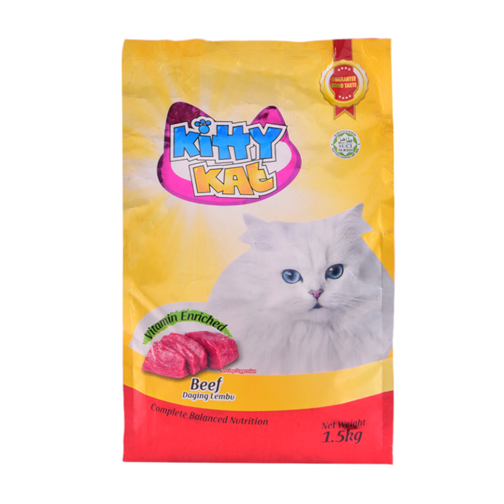 KITTY KAT BEEF VITAMIN ENRICHED 1.5KG – Al-Fatah