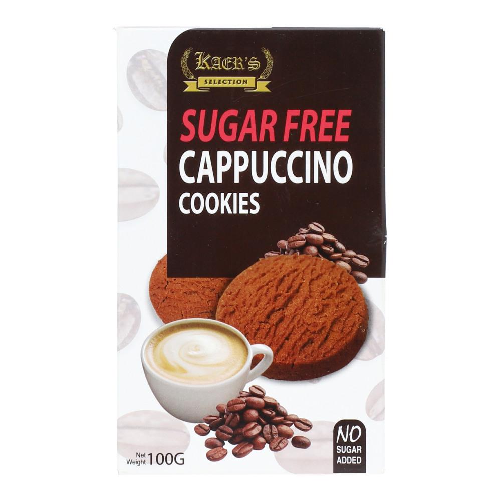 KAERS SELECTION COOKIES CAPPUCCINO SUGAR FREE 100 GM – Al-Fatah