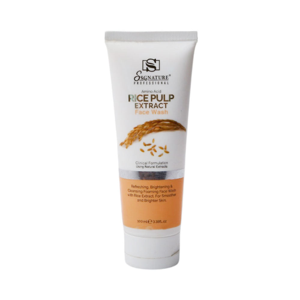 SIGNATURE RICE PULP EXTRACT FACE WASH 120ML – Al-Fatah