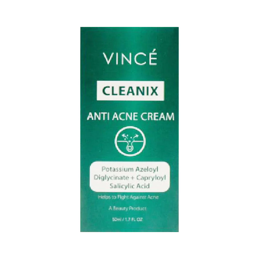 VINCE CLEANIX ANTI ACNE CREAM 50 ML – Al-Fatah
