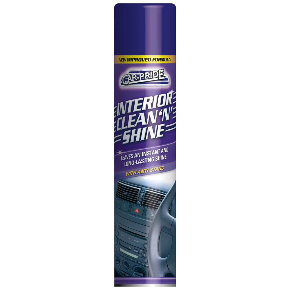 CAR PRIDE INTERIOR CLEAN N SHINE SPRAY 300 ML – Al-Fatah