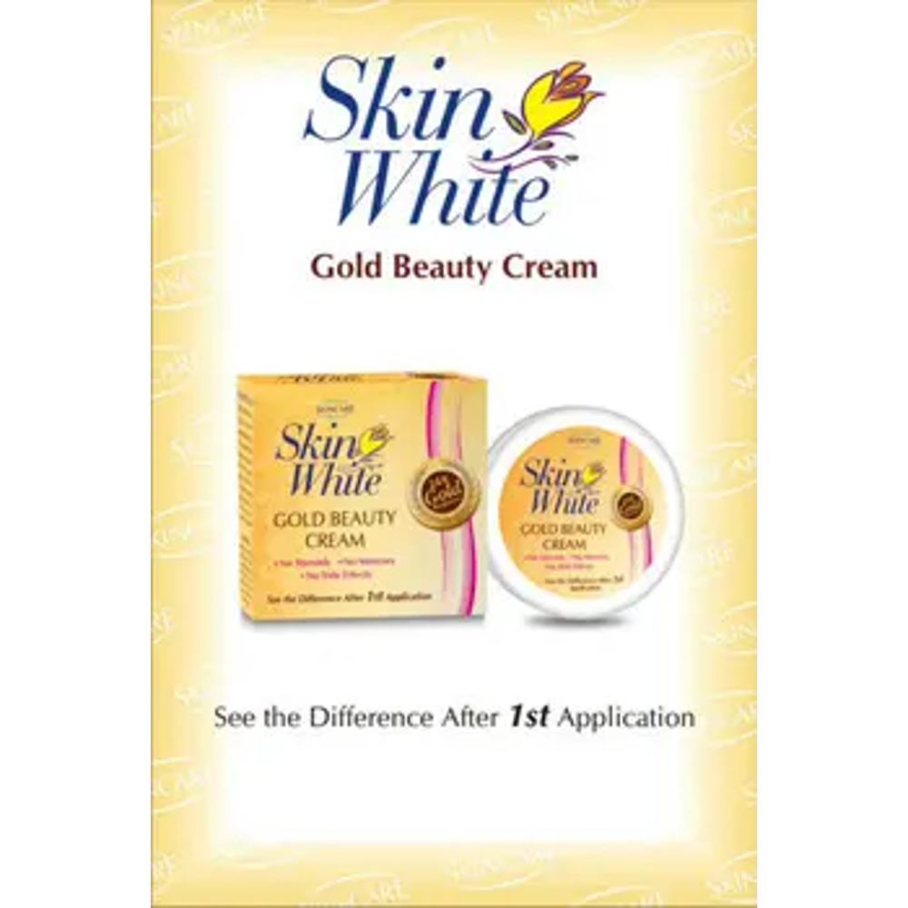 SKIN WHITE GOLD BEAUTY WHITENING CREAM 25 GM – Al-Fatah
