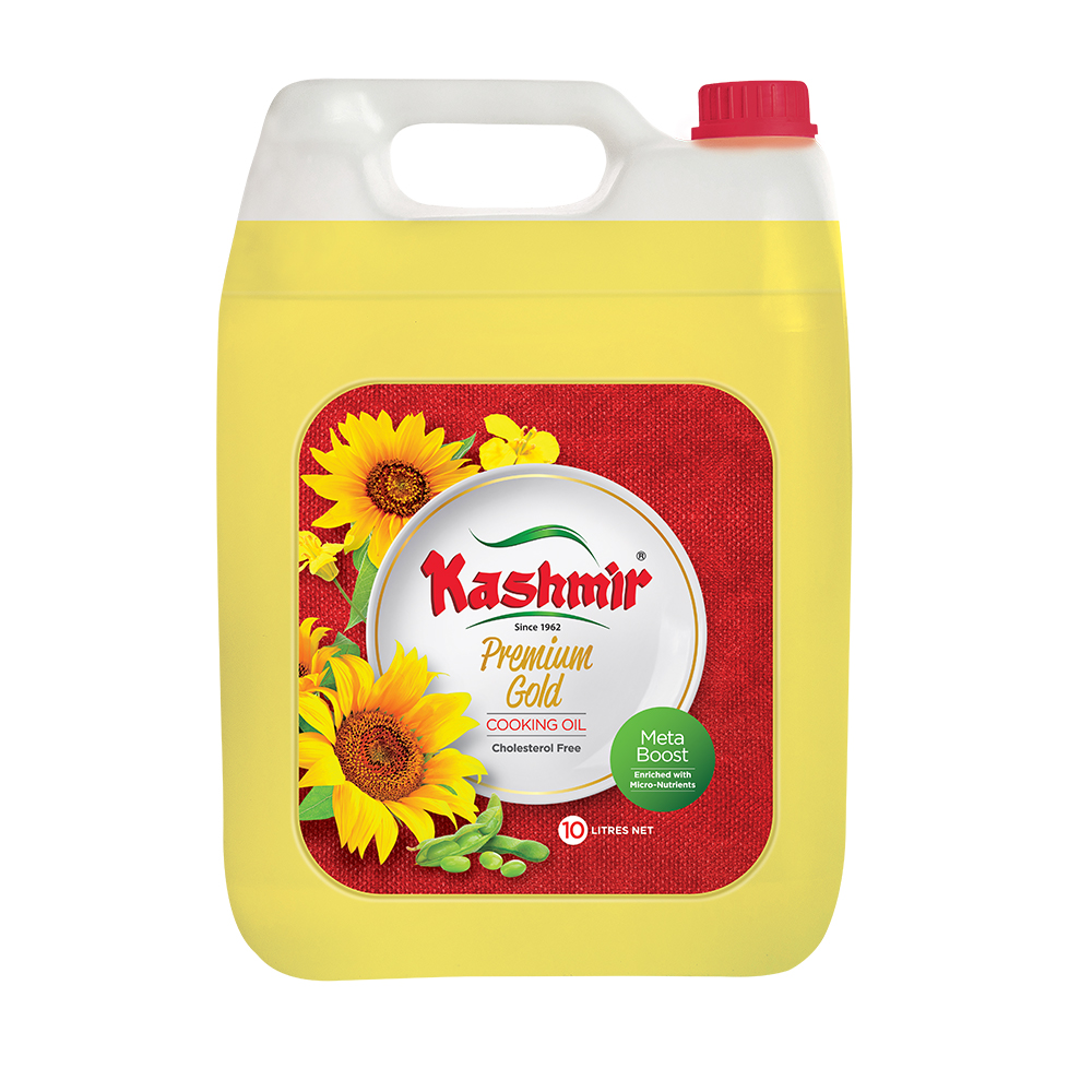 KASHMIR PREMIUM GOLD COOKING OIL 10 LTR – Al-Fatah