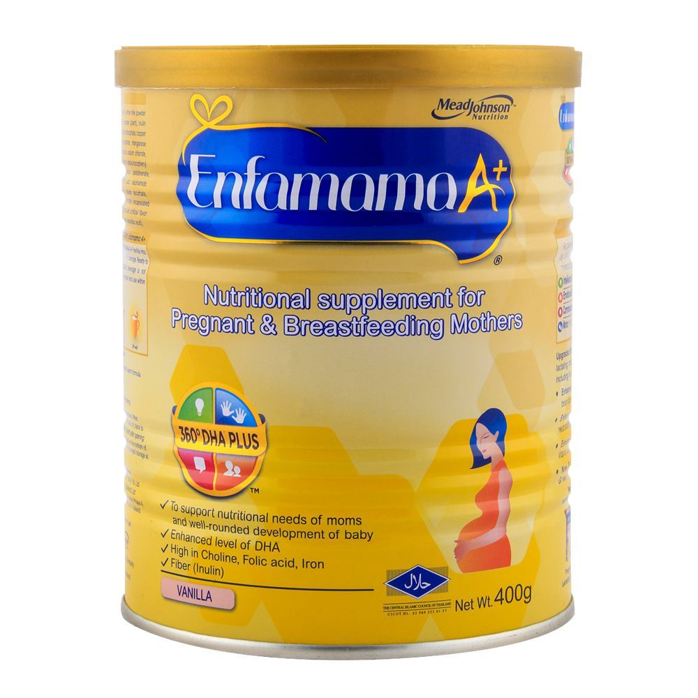 ENFAMAMA NUTRITIONAL MILK VANILLA TIN 400 GM – Al-Fatah