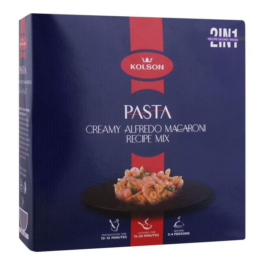 KOLSON CREAMY ALFREDO MACARONI 250GM – Al-Fatah