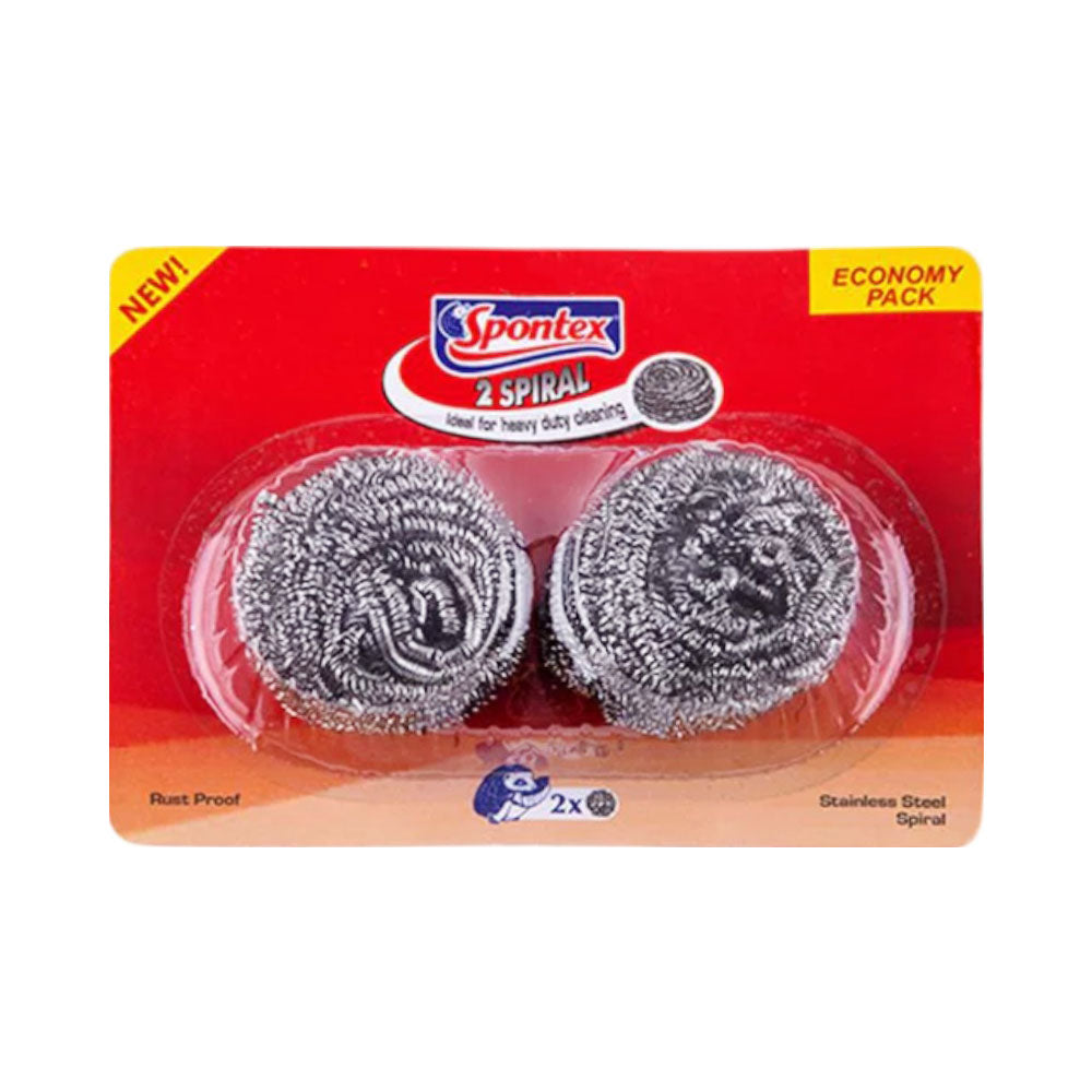 SPONTEX STEEL WOOL 2 SPIRALS – Al-Fatah