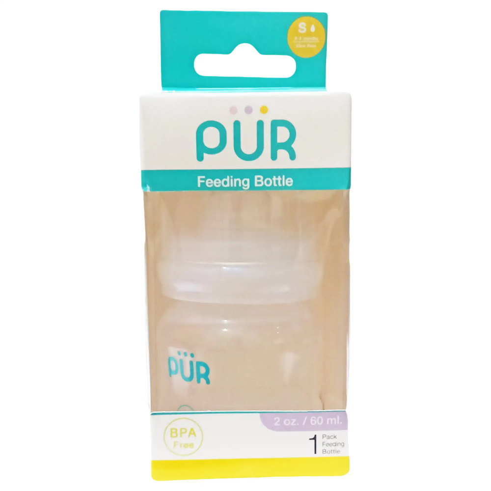 PUR NEW BORN FEEDING BOTTLE 9024 60 ML – Al-Fatah