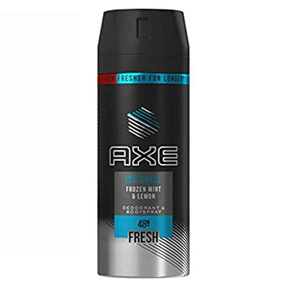 AXE DEODORANT ICE CHILL FROZEN MINT 48H 150 ML – Al-Fatah