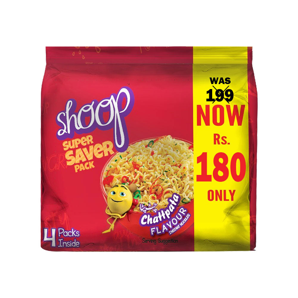 SHAN SHOOP NOODLES CHATTPATA SAVER PACK 260 GM – Al-Fatah