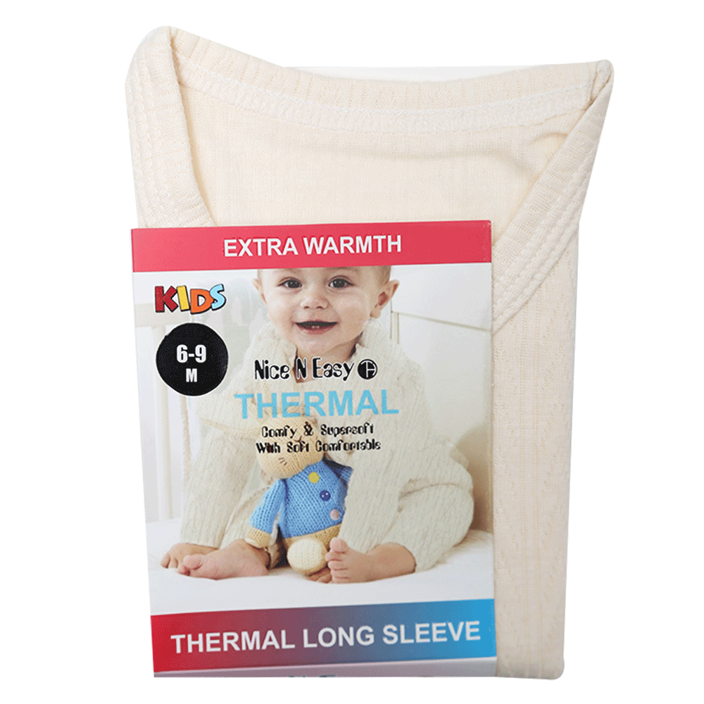 GIRLS L/S THERMAL TOP SELF DESIGN MW-20 6-9M – Al-Fatah