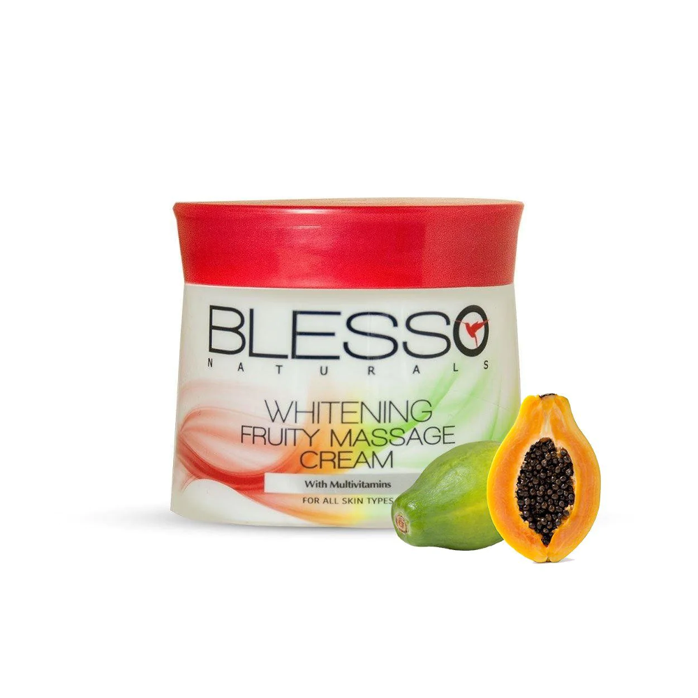 BLESSO NATURALS WHITENING FRUITY MASSAGE CREAM 75ML – Al-Fatah