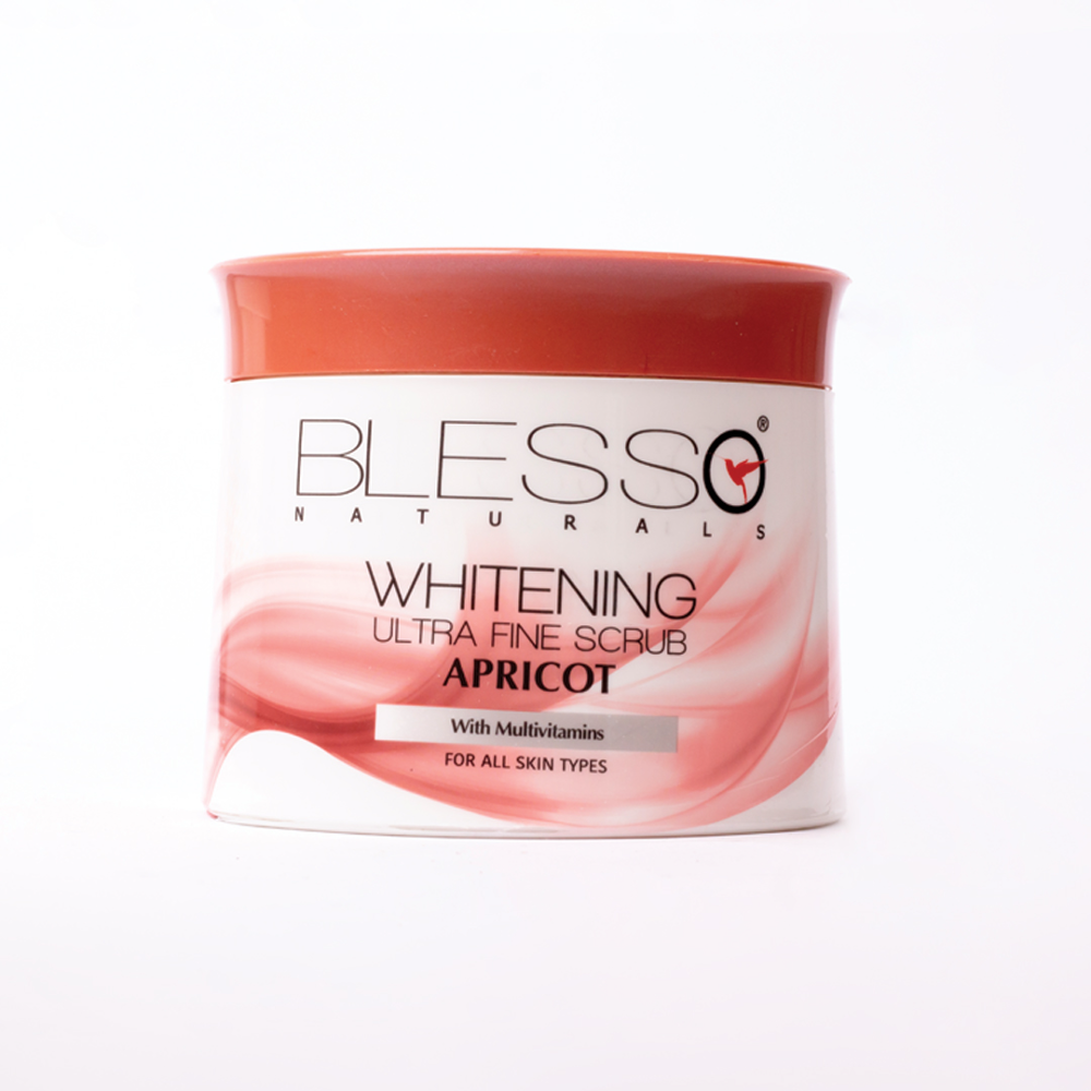 BLESSO NATURALS WHITENING ULTRA FINE SCRUB APRICOT JAR 500ML – Al-Fatah