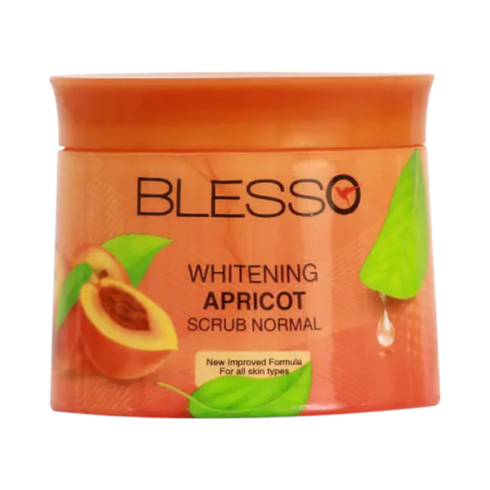 BLESSO NATURALS WHITENING SCRUB APRICOT JAR 500ML – Al-Fatah