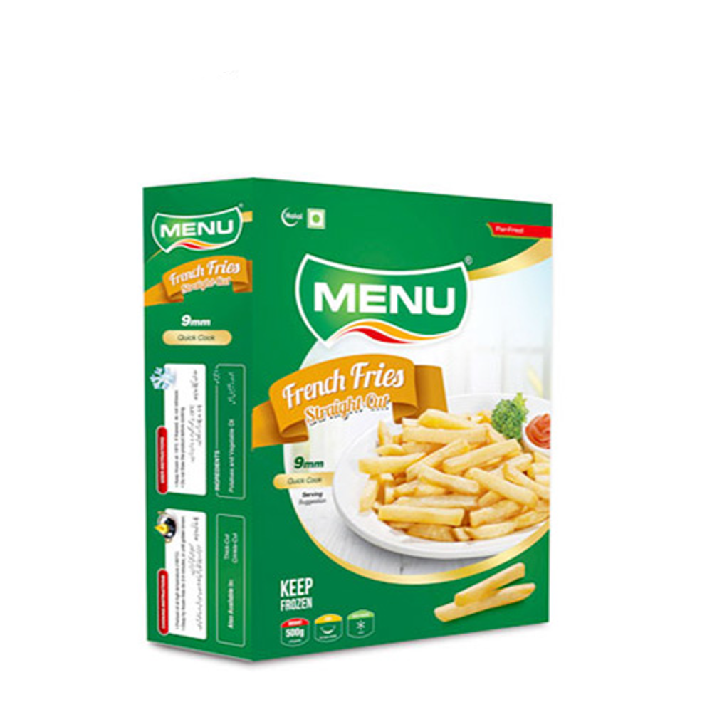 MENU FRENCH FRIES STRAIGHT 9MM 500GM – Al-Fatah