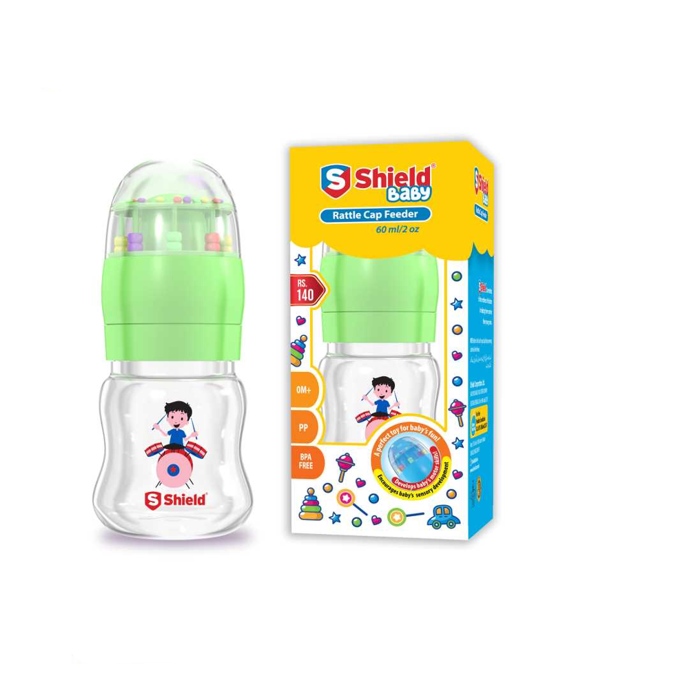 SHIELD BABY FEEDER RATTLE CAP 60 ML – Al-Fatah