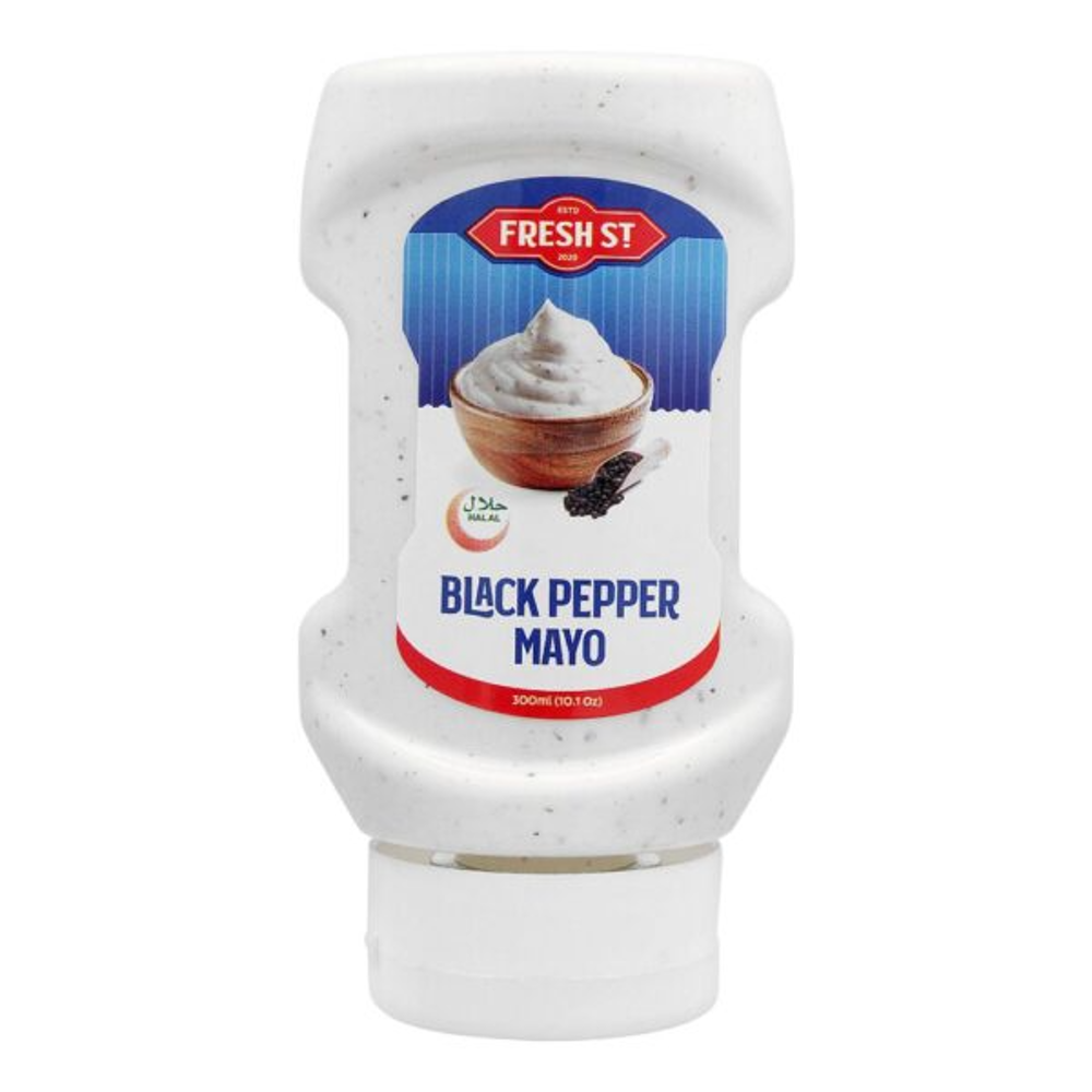 FRESH ST BLACK PEPPER MAYONNAISE 300ML – Al-Fatah