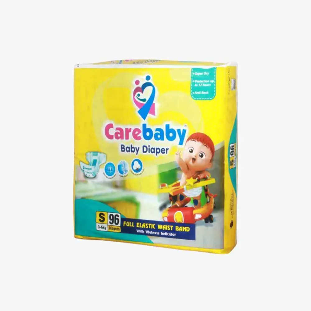 CARE BABY DIAPER MEGA SMALL 96S – Al-Fatah