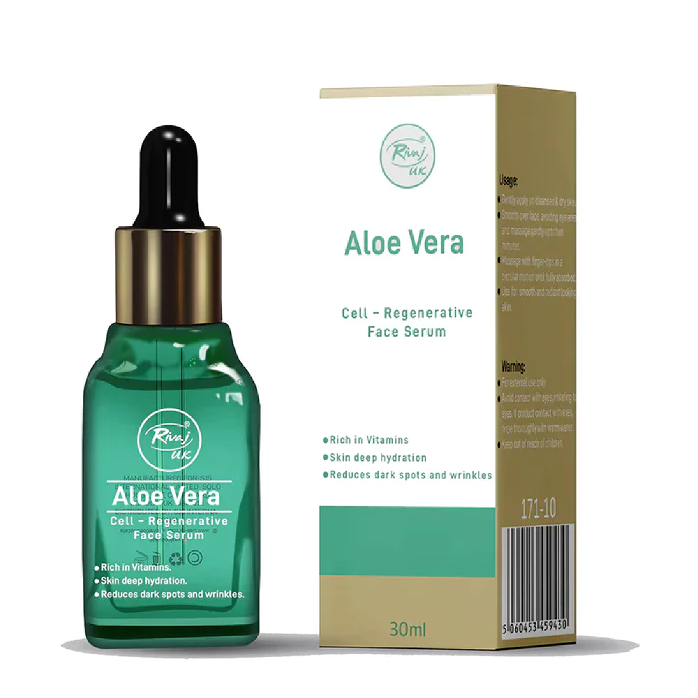 RIVAJ (171-02) ALOE VERA CELL-REGENRATING FACE SERUM 30ML – Al-Fatah