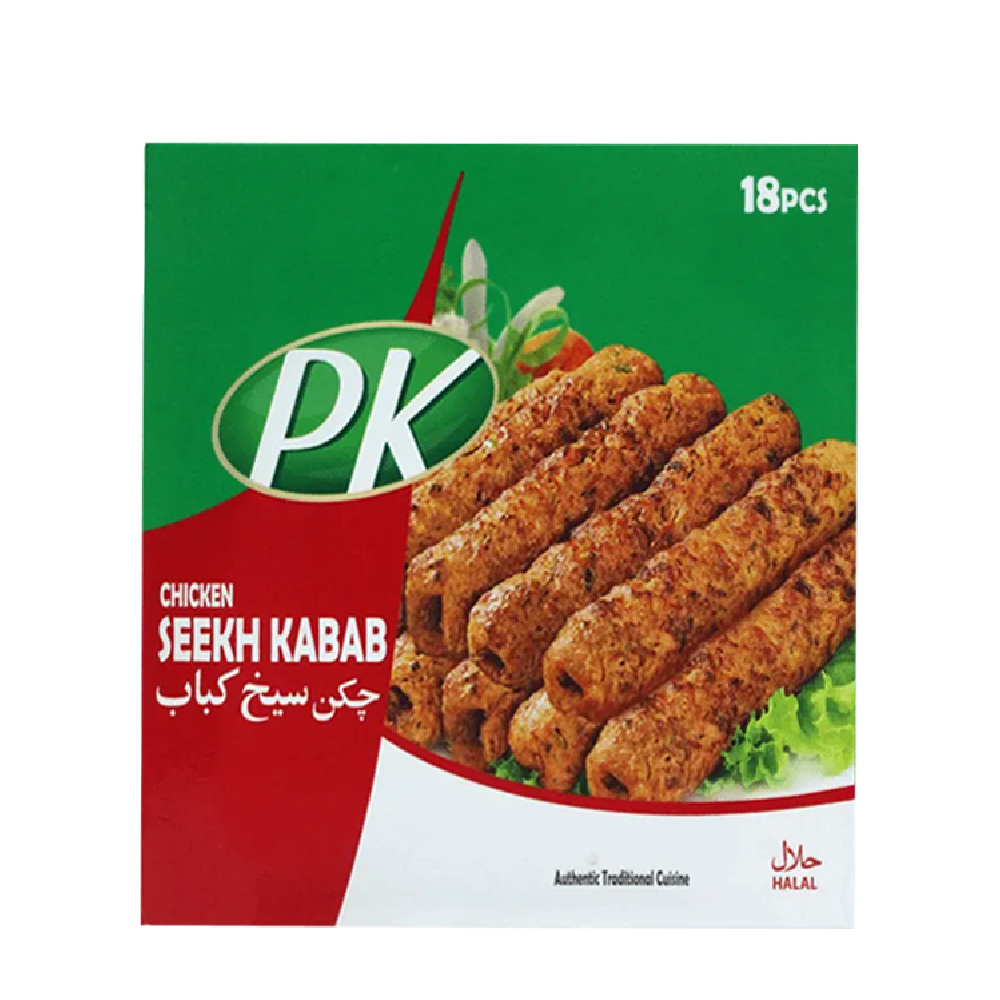 PK FOOD CHICKEN SEEKH KEBAB BAG 540 GM – Al-Fatah
