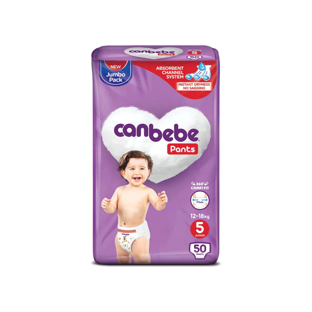 CANBEBE PANTS JUMBO JUNIOR NO.5 50 PC – Al-Fatah