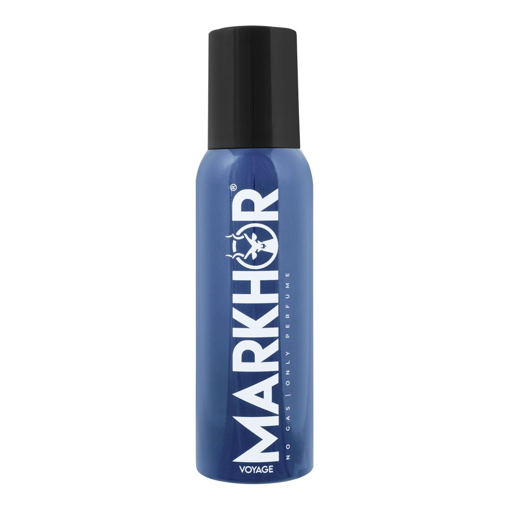 MARKHOR BODY SPRAY VOYAGE BLUE 120 ML – Al-Fatah