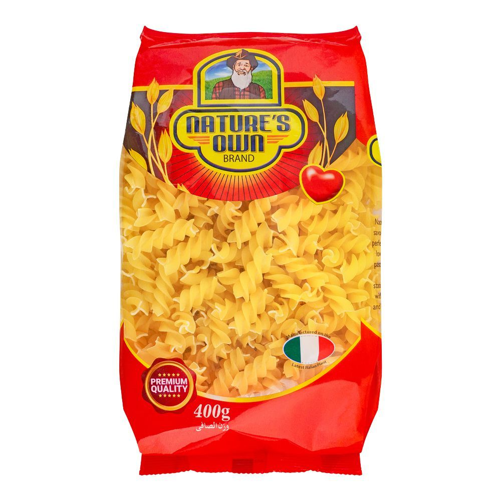 NATURES OWN BRAND FUSILLI 400 GM – Al-Fatah
