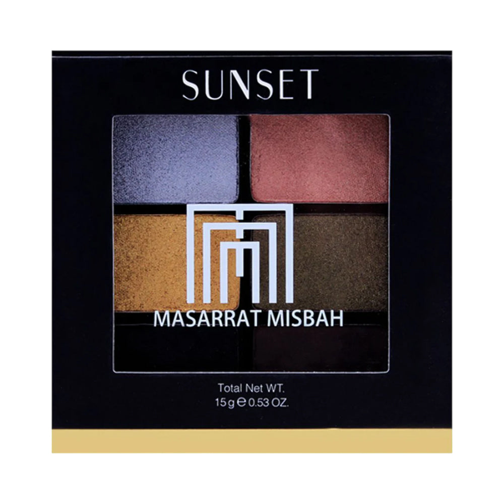 MUSARRAT MISBAH EYE SHADOW PALETTE SUNSET 15 GRAMS – Al-Fatah