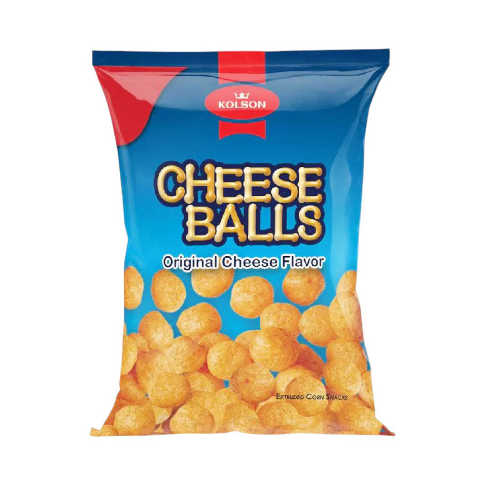 KOLSON CHEESE BALLS ORIGINAL SNACKS 13 GM – Al-Fatah