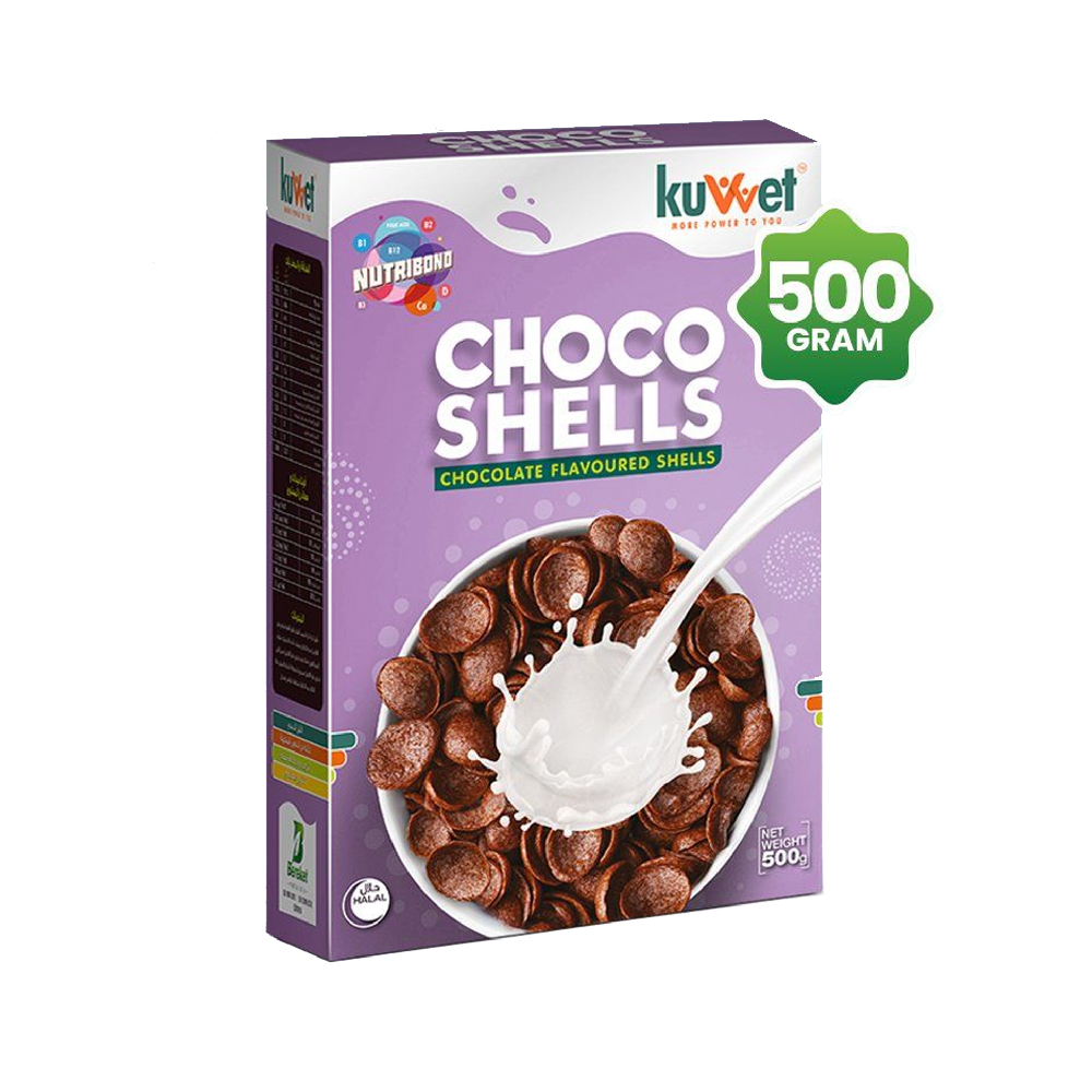 KUVVET CHOCO SHELLS CHOCOLATE 500GM – Al-Fatah