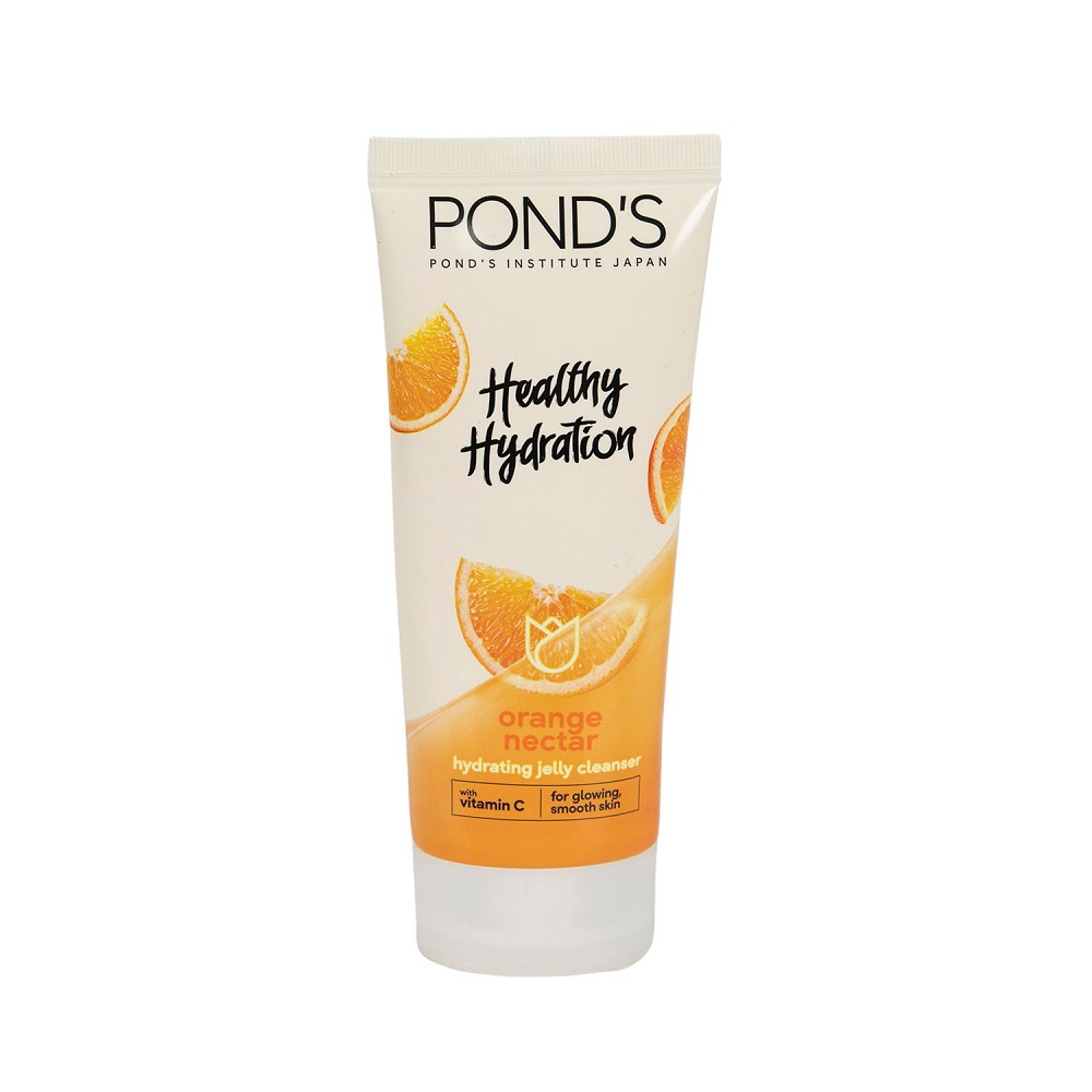 PONDS HEALTHY HYDRATION ORANGE NECTOR JELLY CLEANSER 100G – Al-Fatah