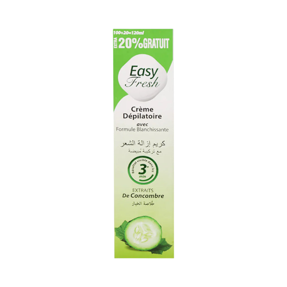 EASY FRESH HAIR REMOVAL CREAM CUCUMBER 120 ML – Al-Fatah