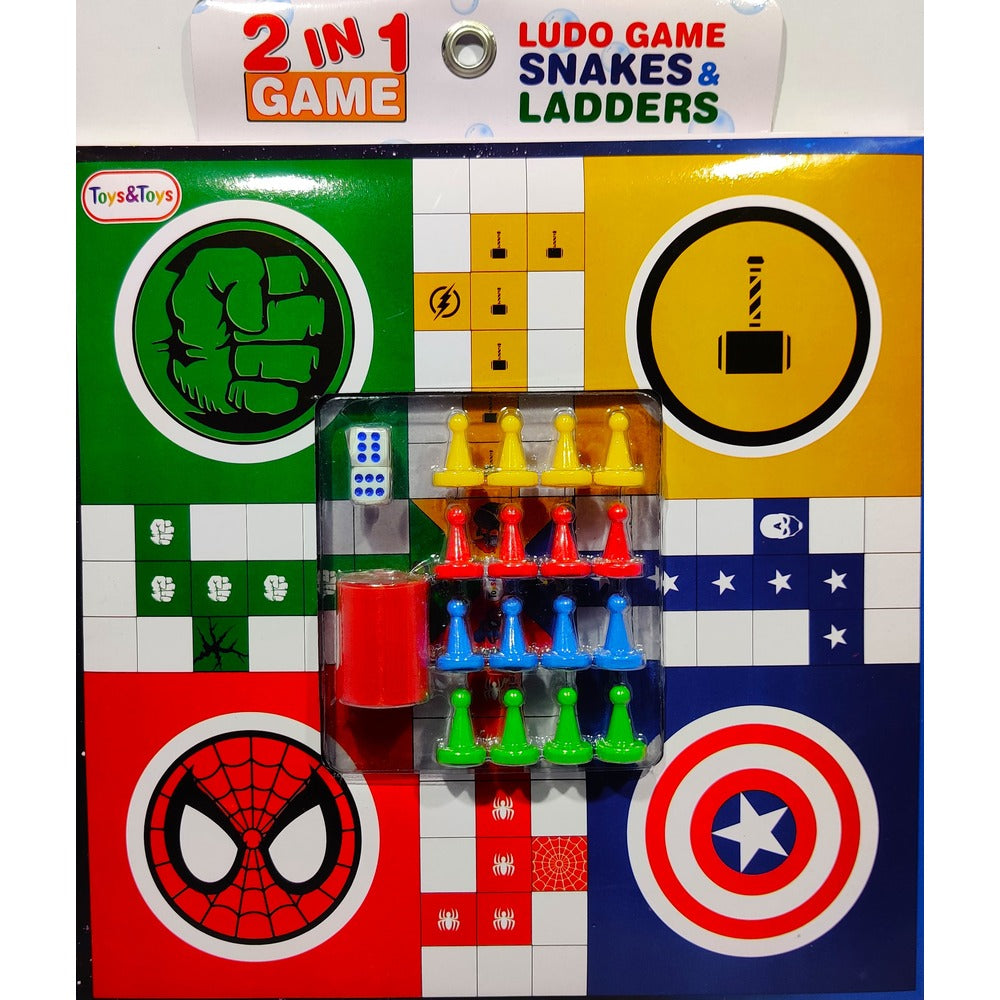 LSW-12 2 IN 1 LUDO GAME (LARGE) HST – Al-Fatah